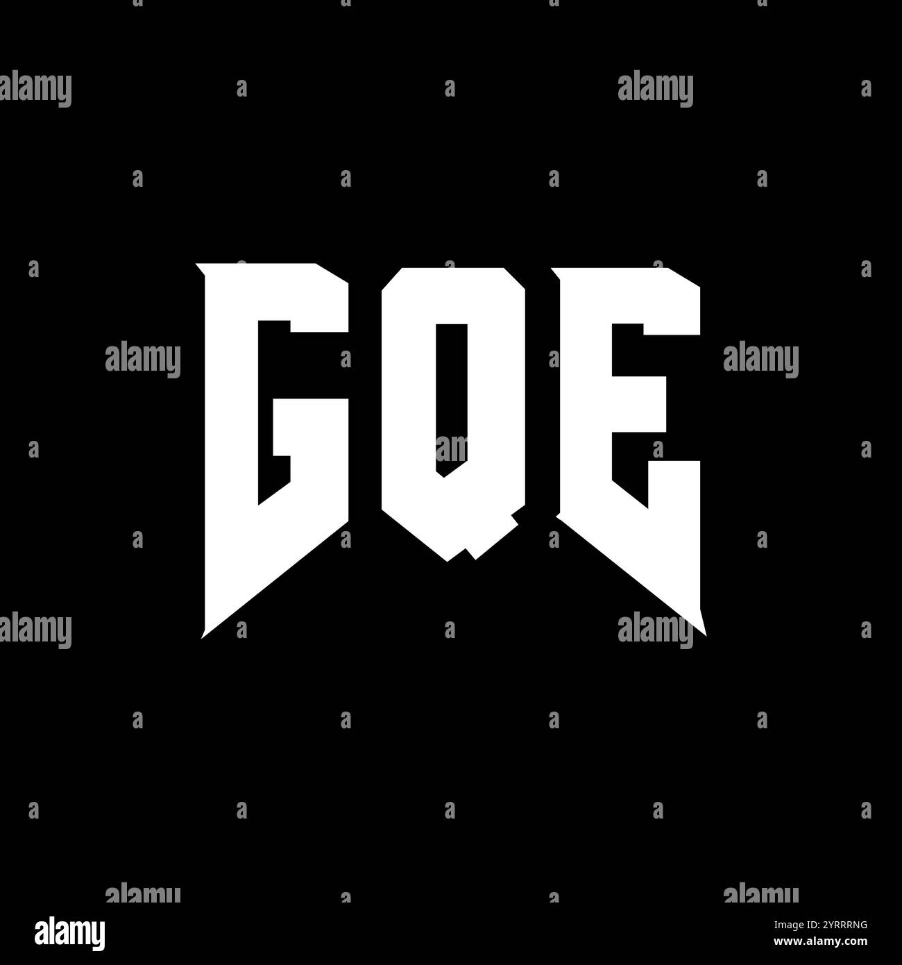 GQE letter logo design for technology company. GQE logo design black ...