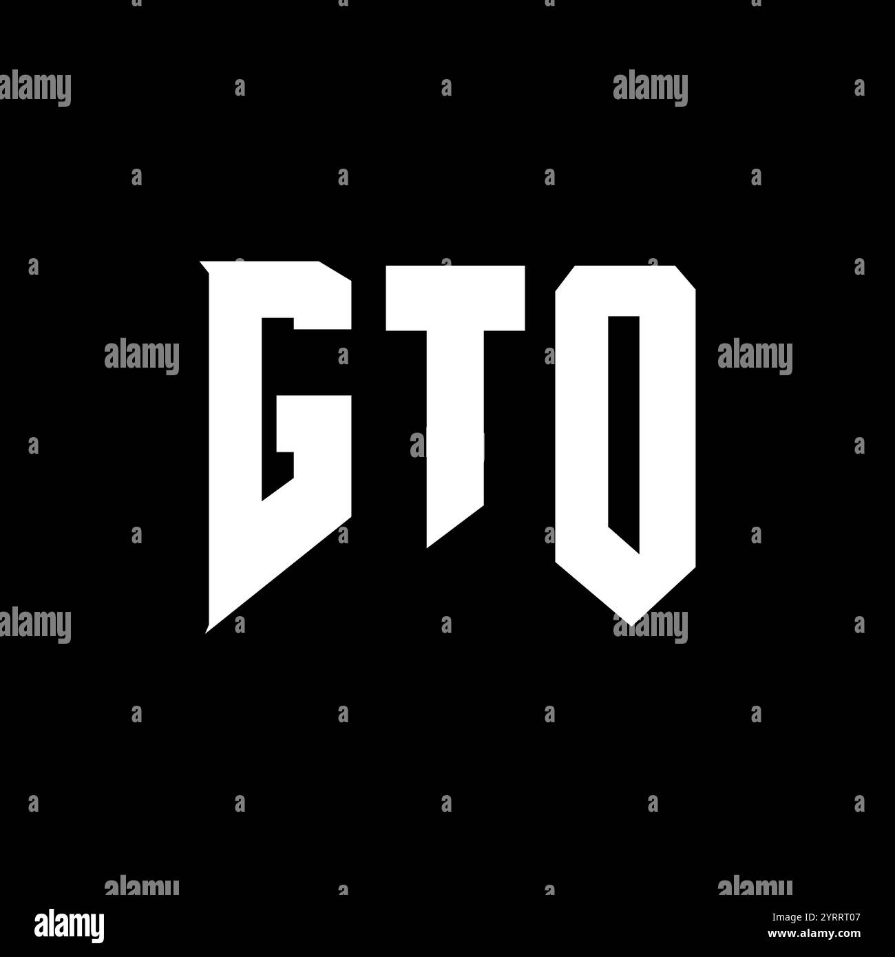 GTO letter logo design for technology company. GTO logo design black ...