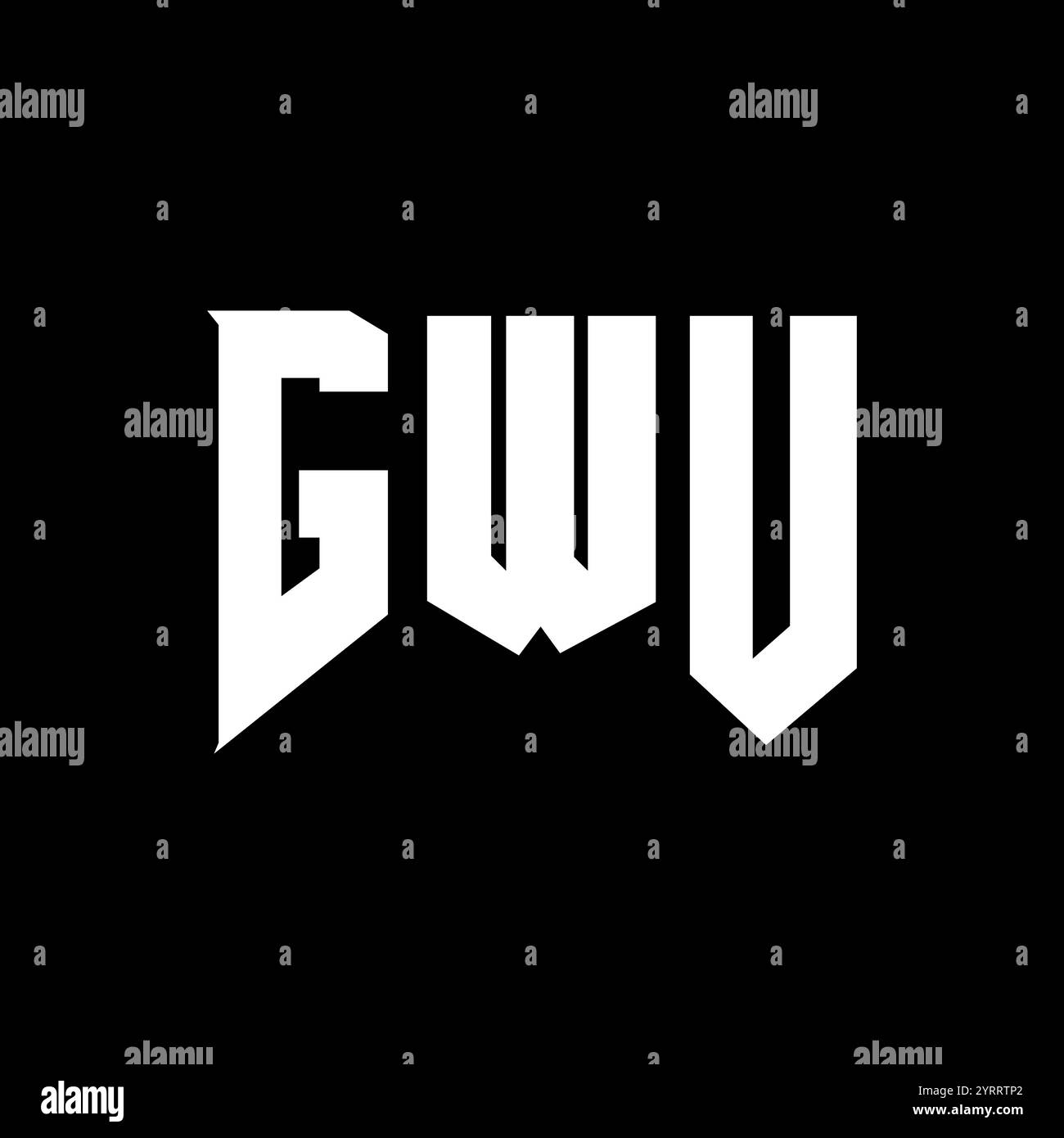 Gwu logo design hi-res stock photography and images - Alamy