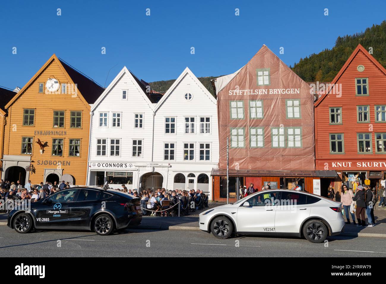 Bergen, Norway,Europe. Pubs and bars in the UNESCO world heritage ...