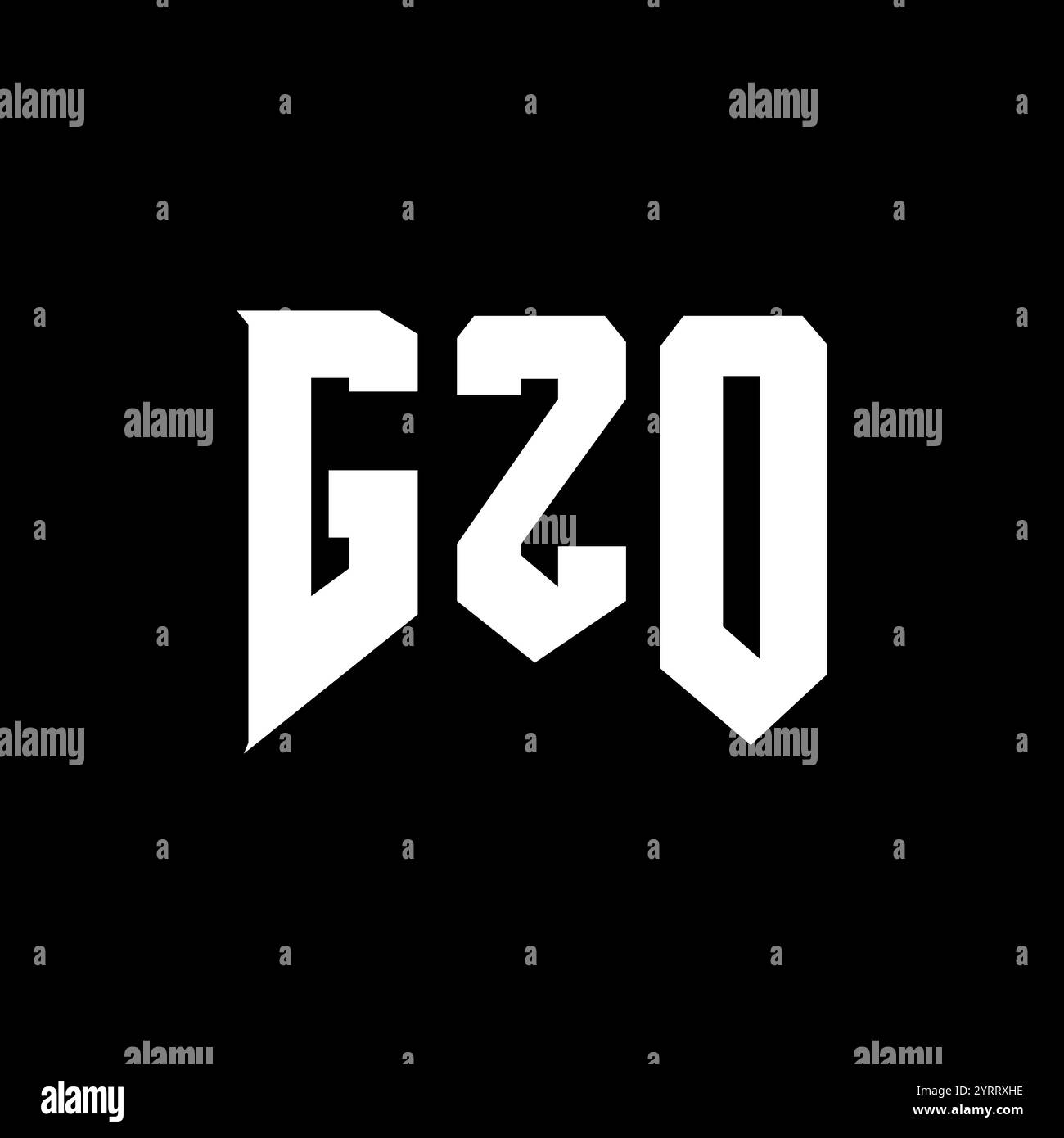 Gzo logo design hi-res stock photography and images - Alamy