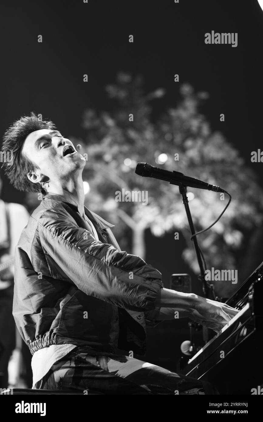 the english singer Jacob Collier during the performance at the WiZink ...