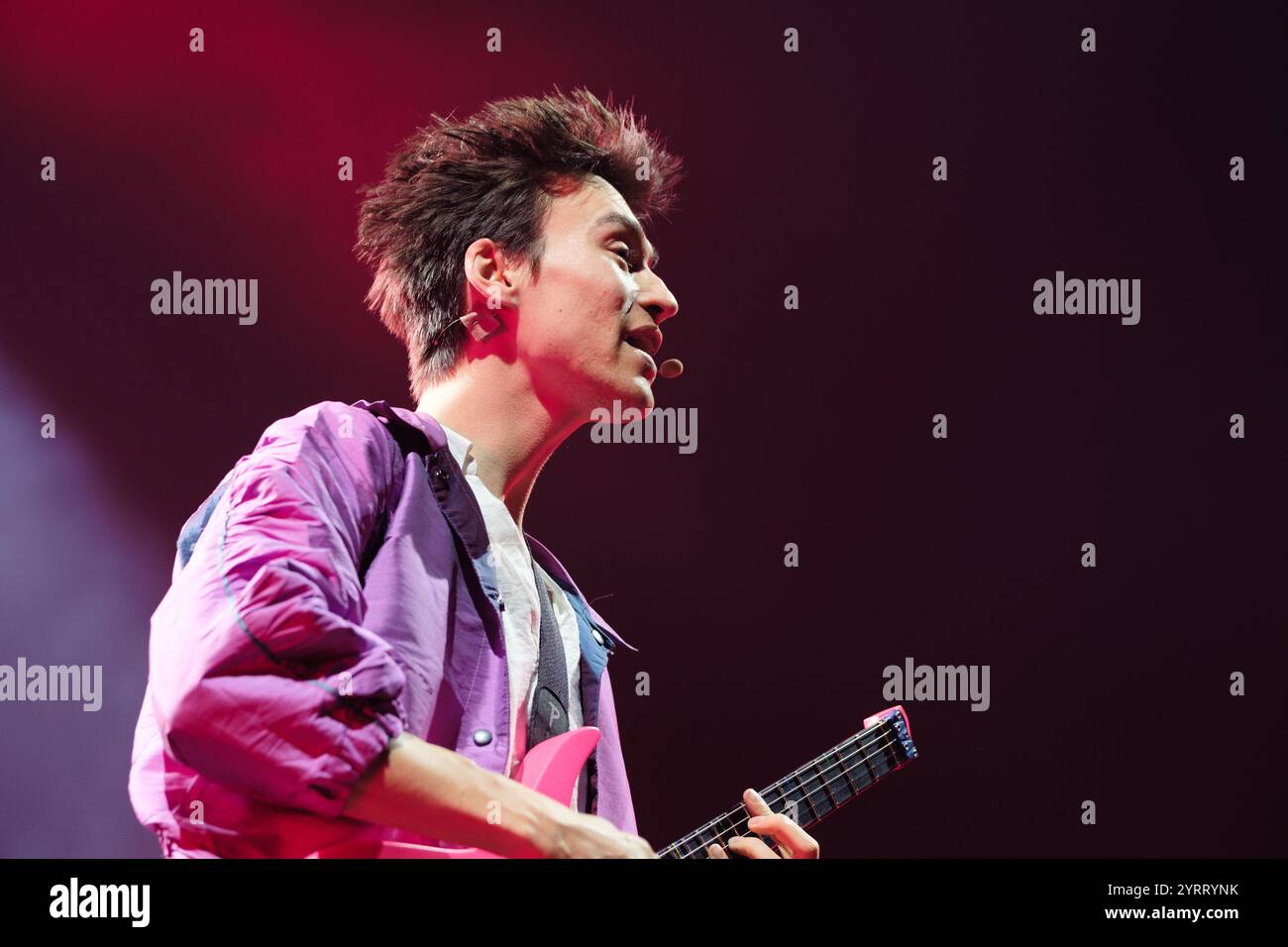 the english singer Jacob Collier during the performance at the WiZink ...