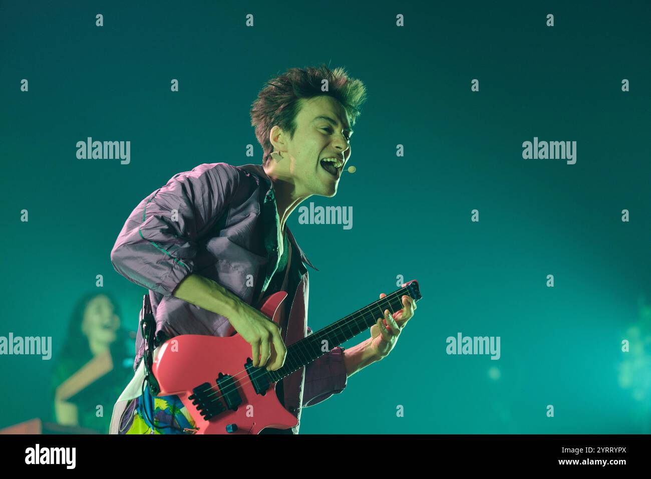 the english singer Jacob Collier during the performance at the WiZink ...