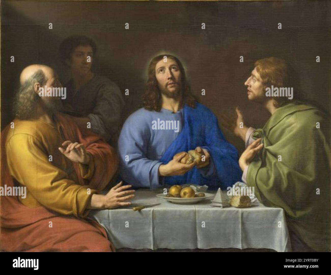 Champaigne La Cène à Emmaüs Angers Stock Photo - Alamy