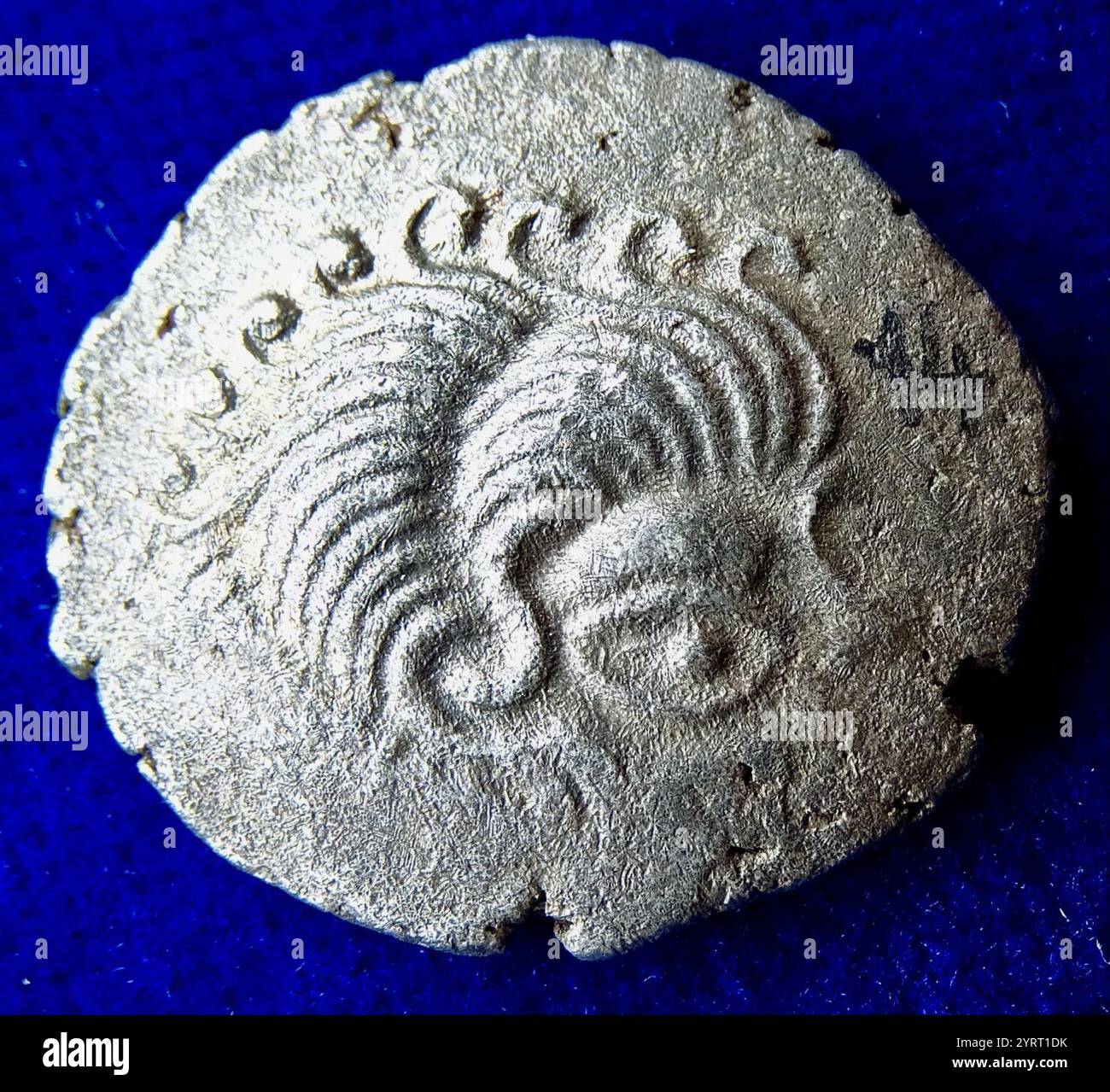 Channel Islands Armorican Billon Stater about 75 BC, obverse Stock ...