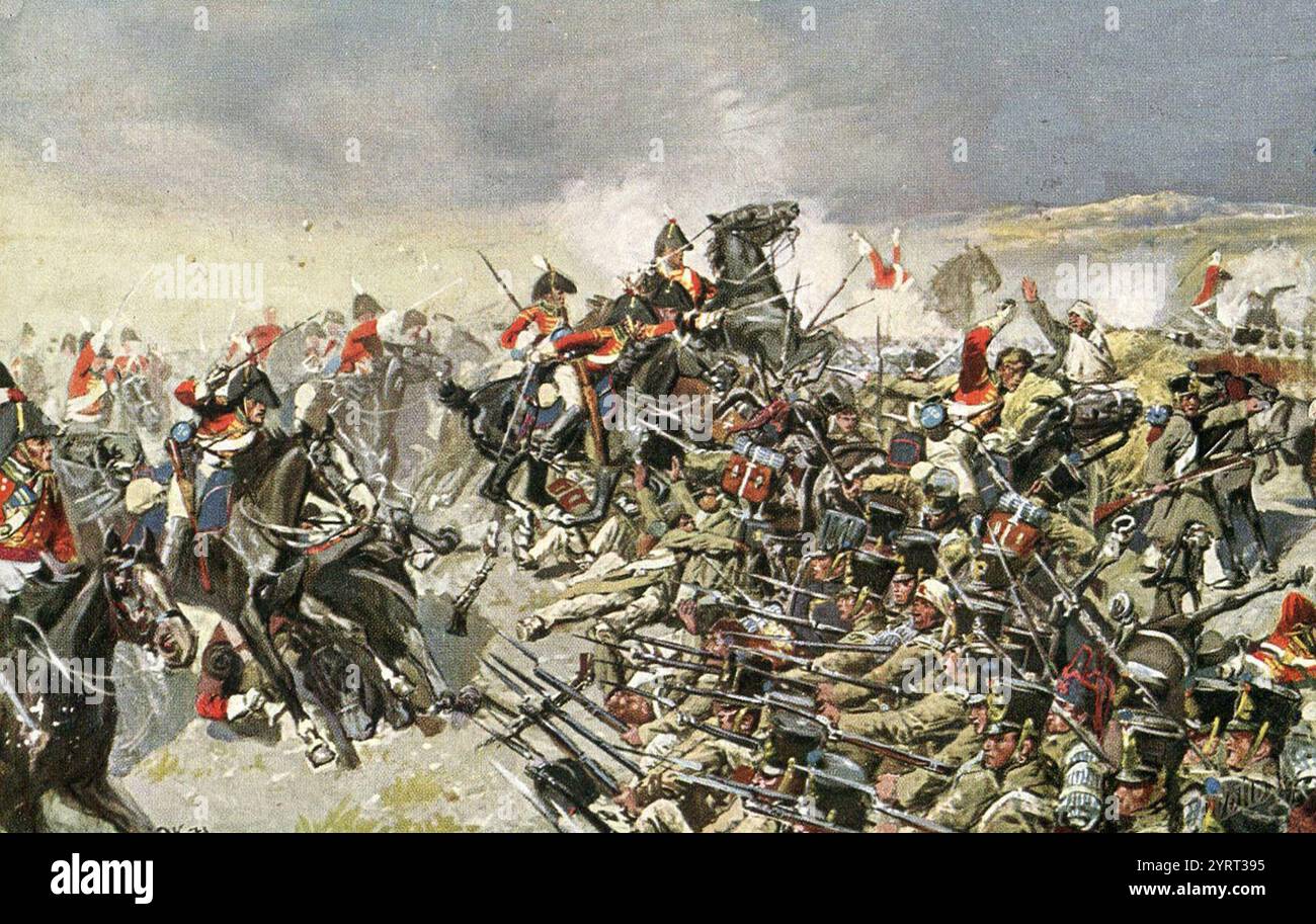 Charge des dragons lourds de la King's German Legion à García Hernández ...