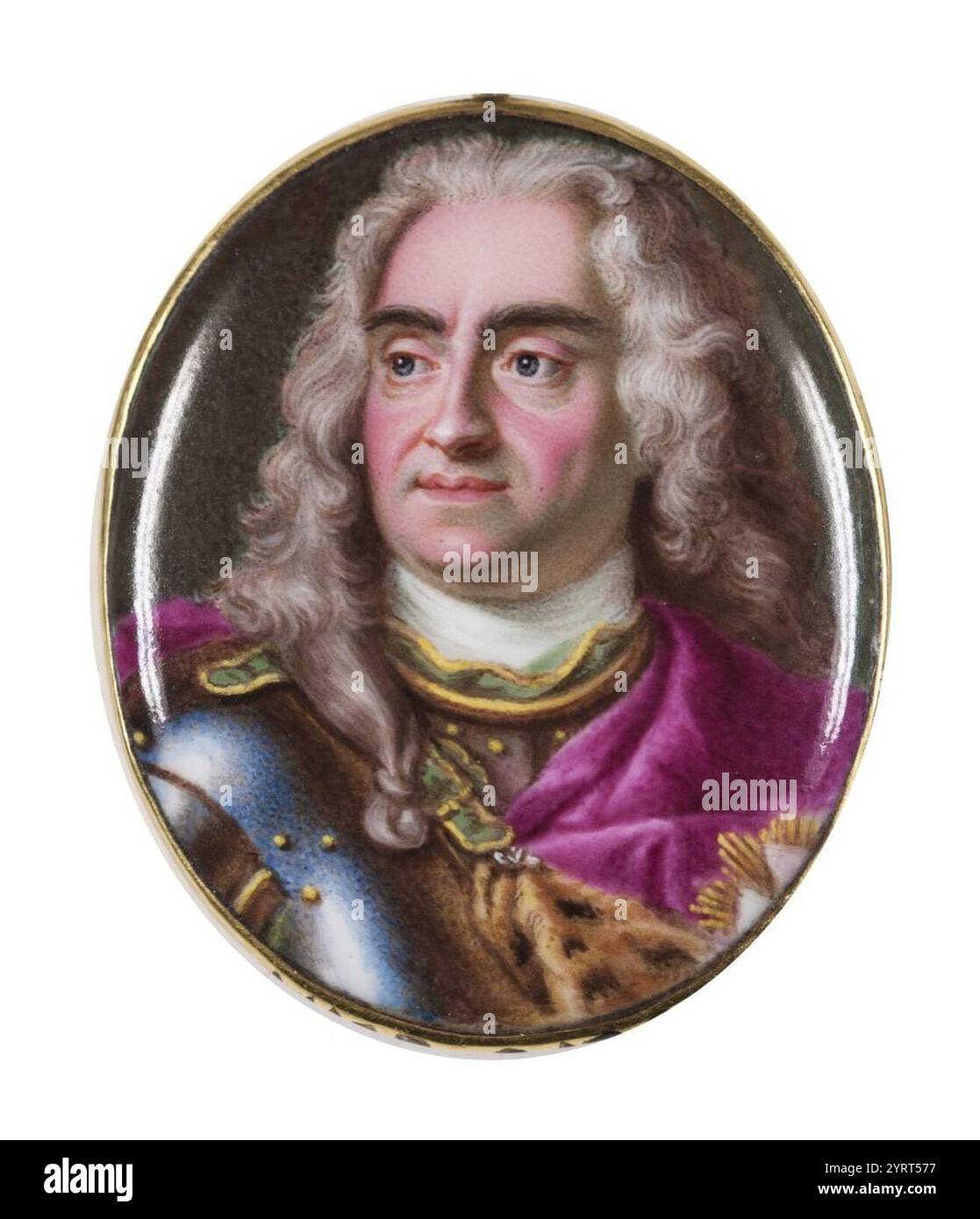 Charles Boit - August II den starke (1670-1733), kurfurste av Sachsen ...