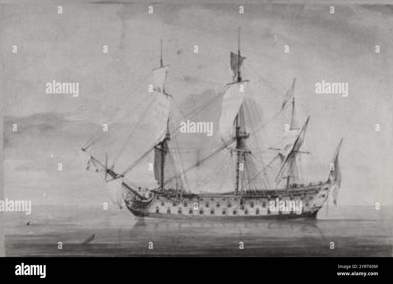 Charles Brooking - The Royal George Stock Photo - Alamy