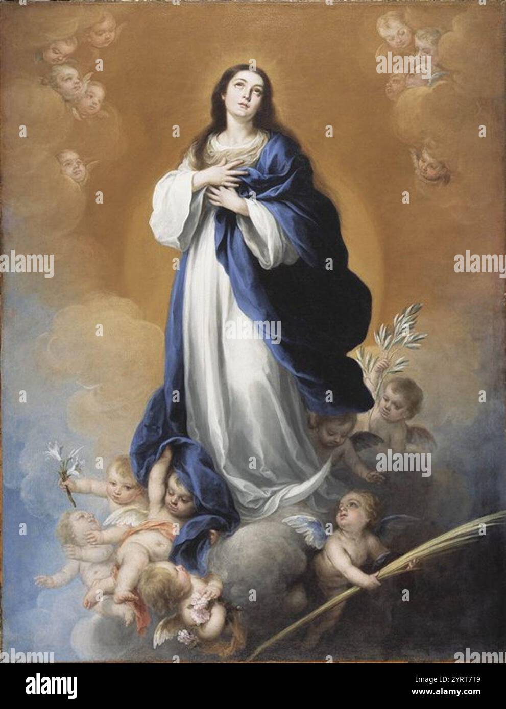 Charles Edouard Delort - The Immaculate Conception Stock Photo - Alamy