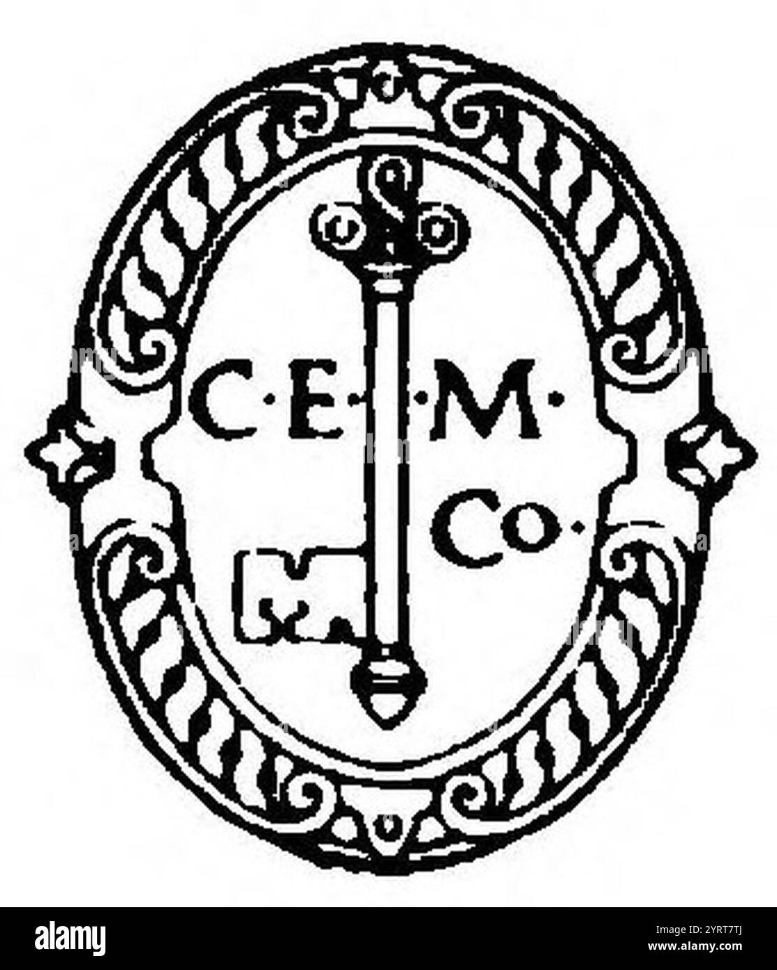 Charles E. Merrill Co. publisher mark Stock Photo - Alamy