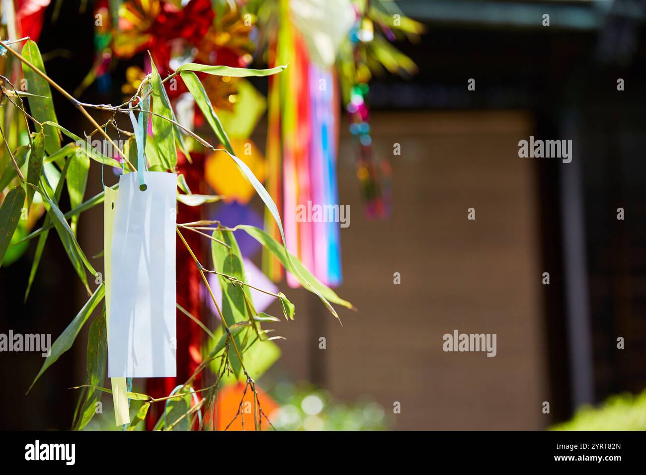 Japanese traditional tanabata festival decorations hi-res stock ...