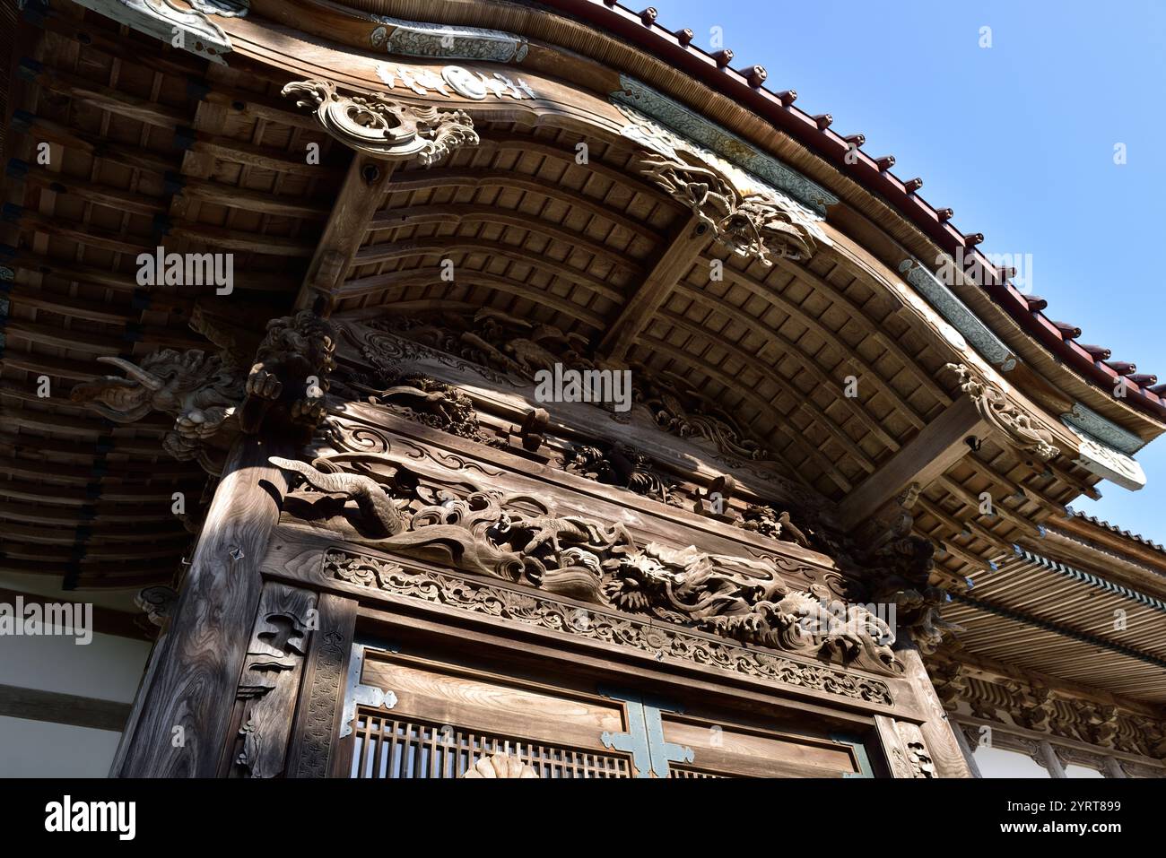 Sculptures in Sojiji Temple Hodo Stock Photo - Alamy