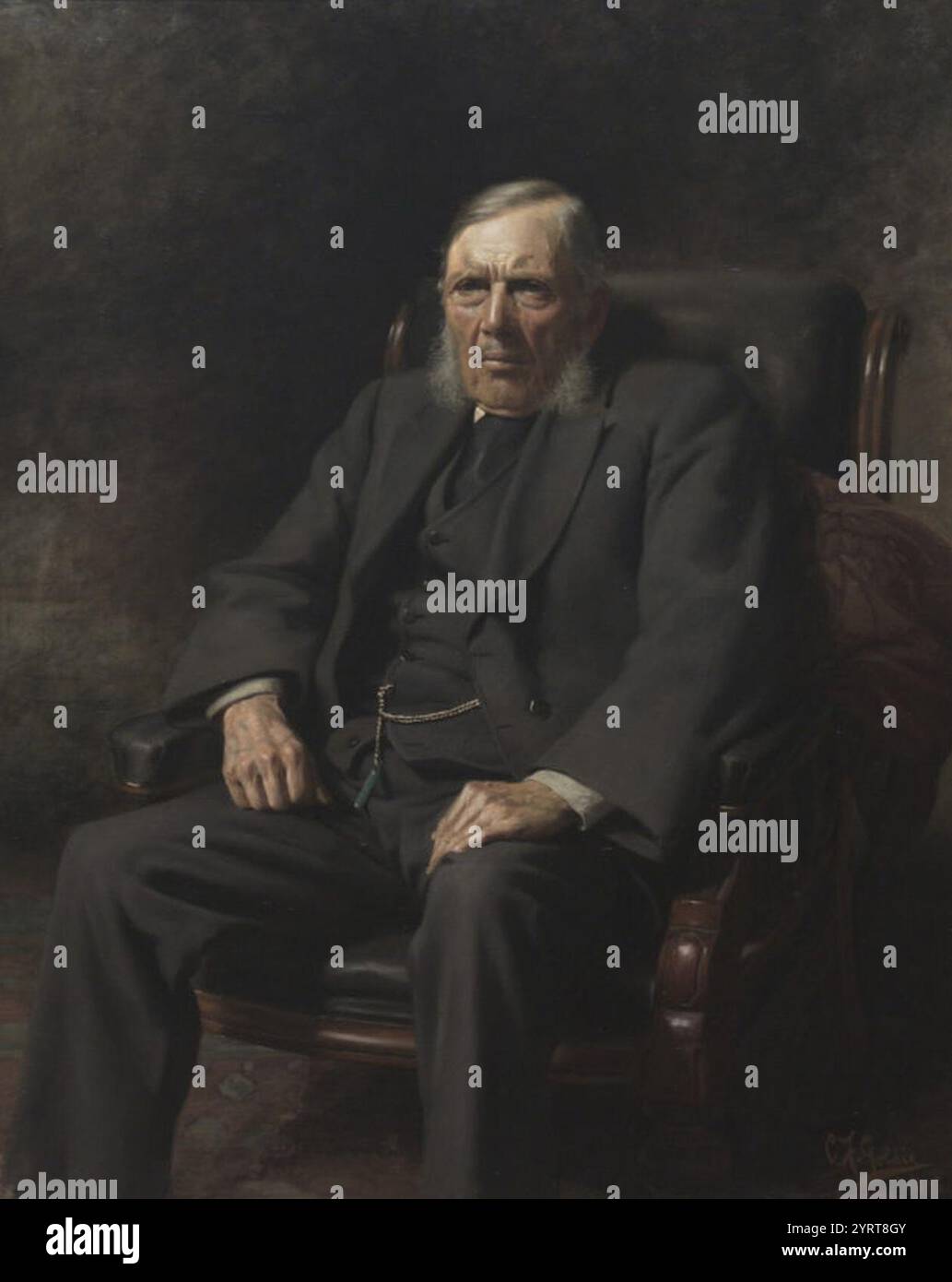 Charles F Goldie - The Hon William Swanson MLC Stock Photo - Alamy