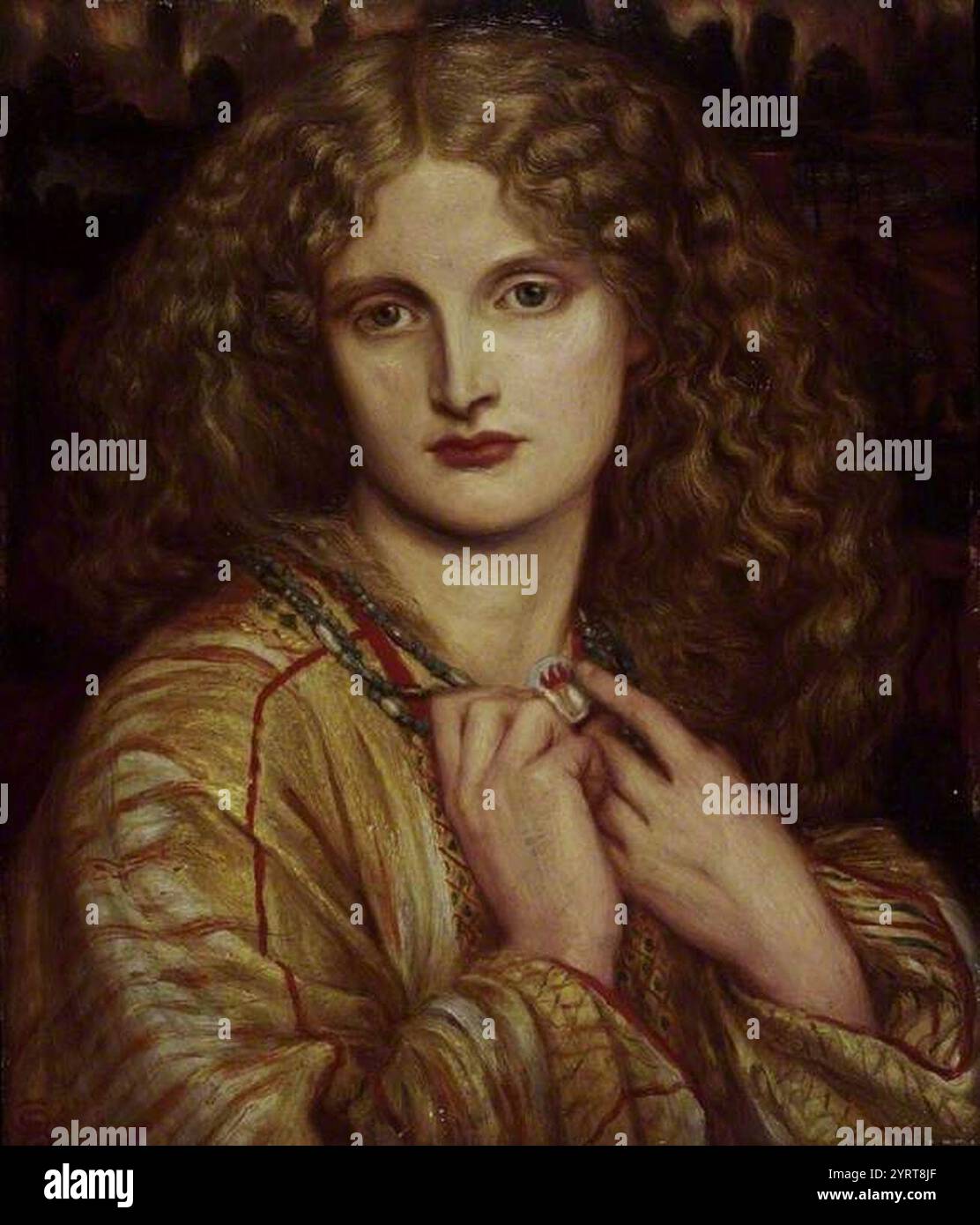 Charles Fairfax Murray (1849-1919) - The Flaming Heart (after Dante ...