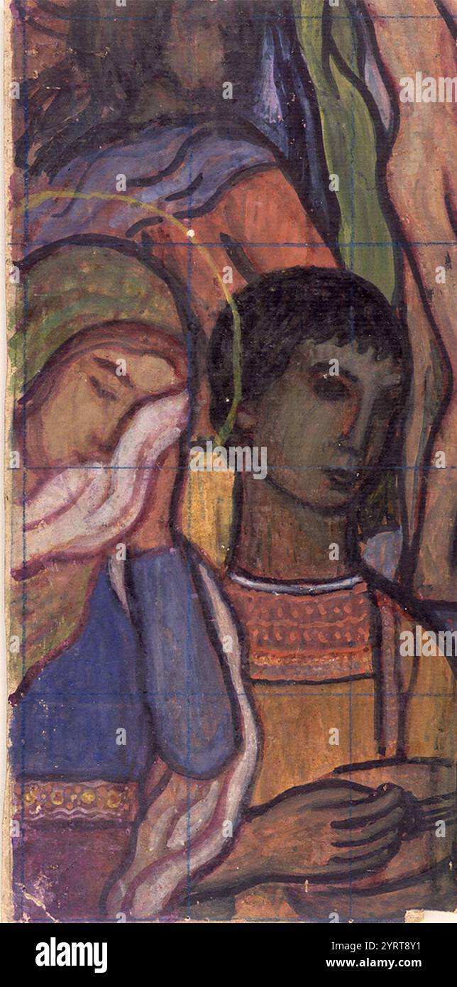 Charles Filiger, Sainte Pleureuse et ange musicien Stock Photo - Alamy