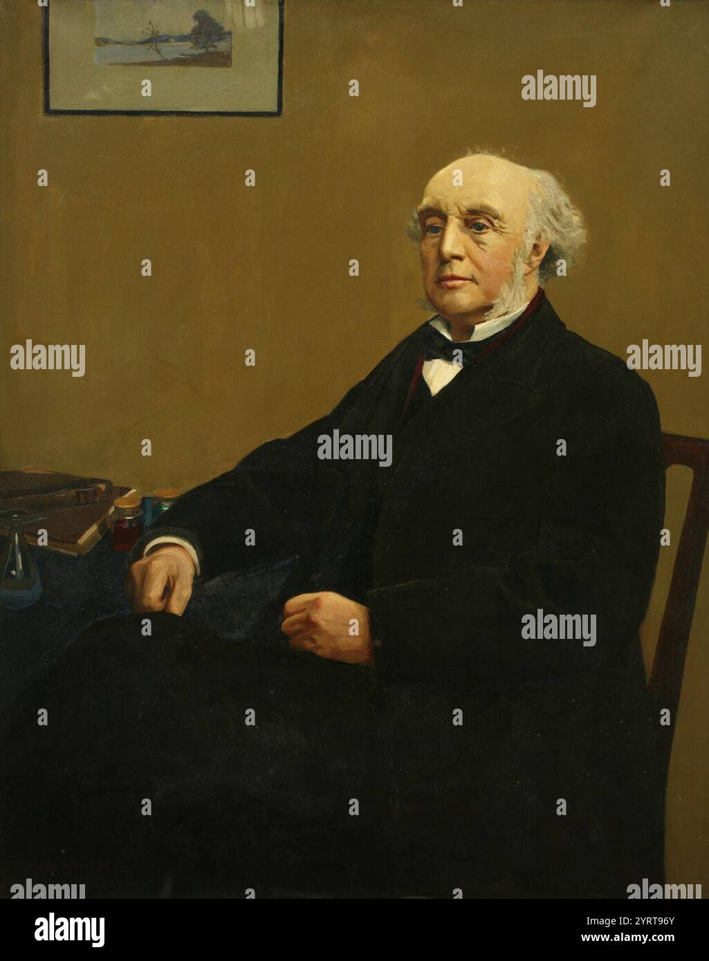 Charles Foster Barham by Harold Harvey Stock Photo - Alamy