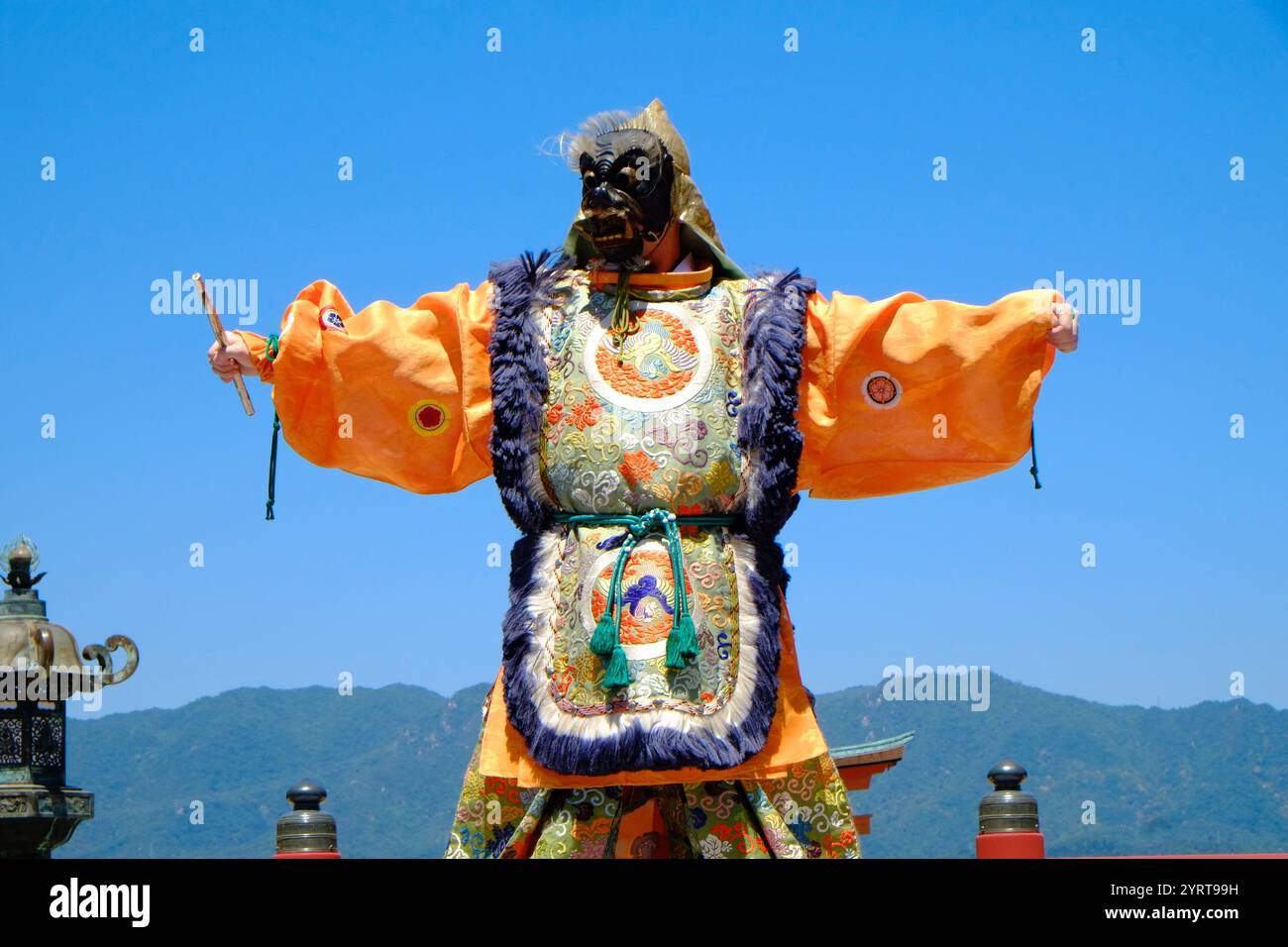 Bugaku ‘Nosori’, Miyajima, Japan Stock Photo - Alamy