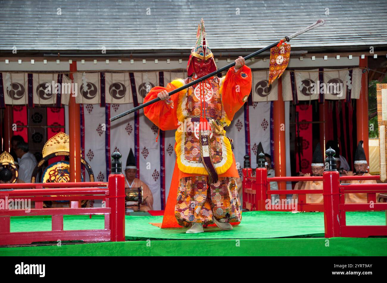 Donga Festival, Hayashike Bugaku Stock Photo - Alamy