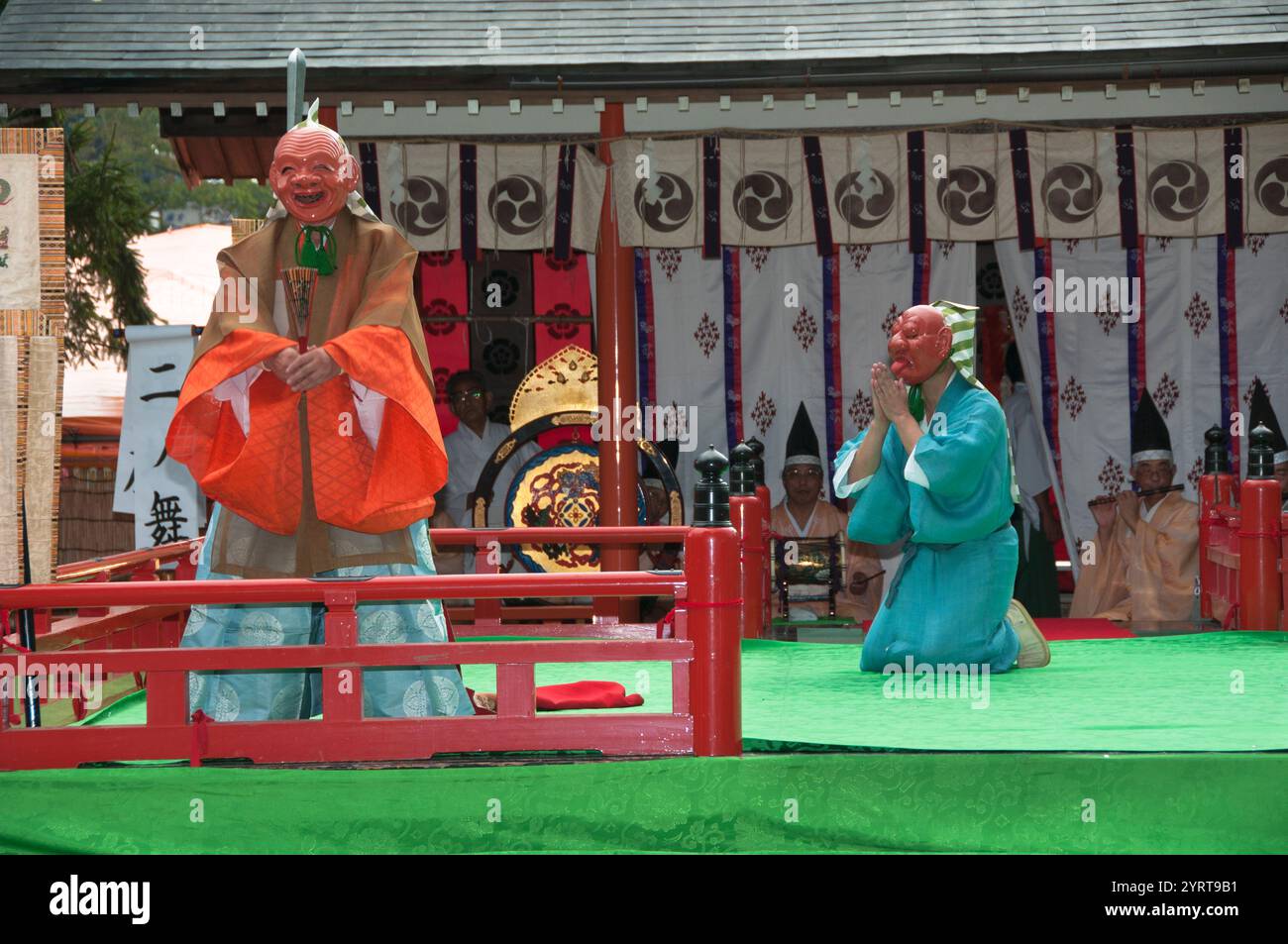 Donga Festival, Hayashike Bugaku Stock Photo - Alamy