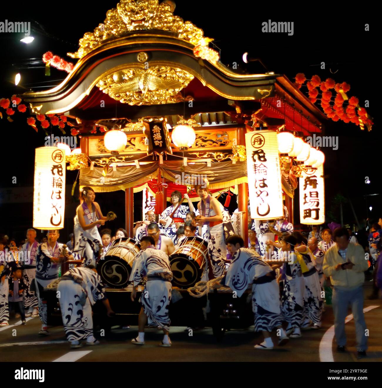 August: Hanawa Bayashi, Kazuno City Stock Photo - Alamy