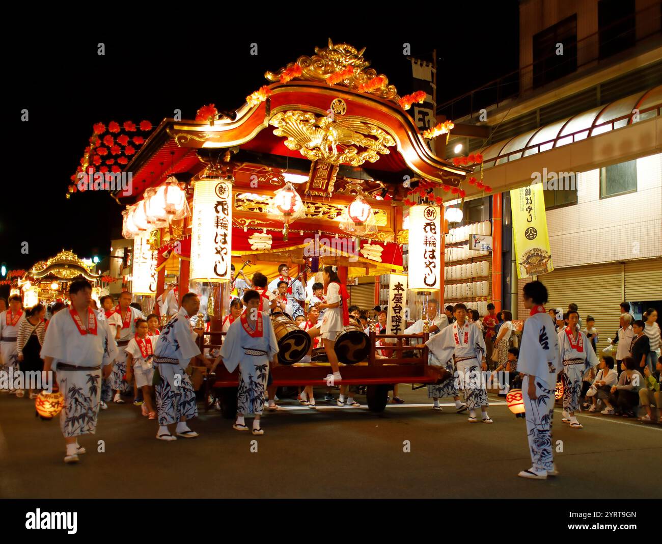August: Hanawa Bayashi, Kazuno City Stock Photo - Alamy