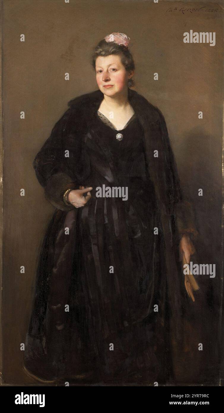 Charles Giron - Portrait of Mrs De Bast - 1941-J Stock Photo - Alamy