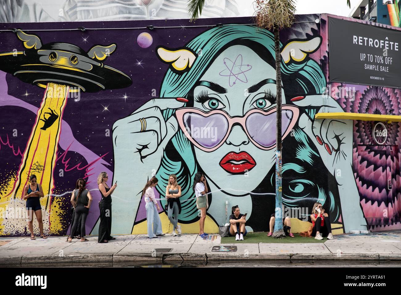 Wynward Walls, Miami, Florida, USA Stock Photo - Alamy