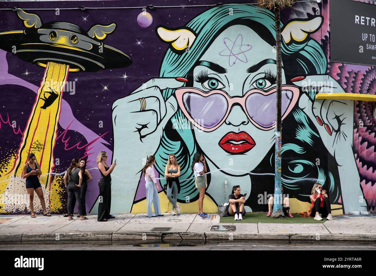 Wynward Walls, Miami, Florida, USA Stock Photo - Alamy