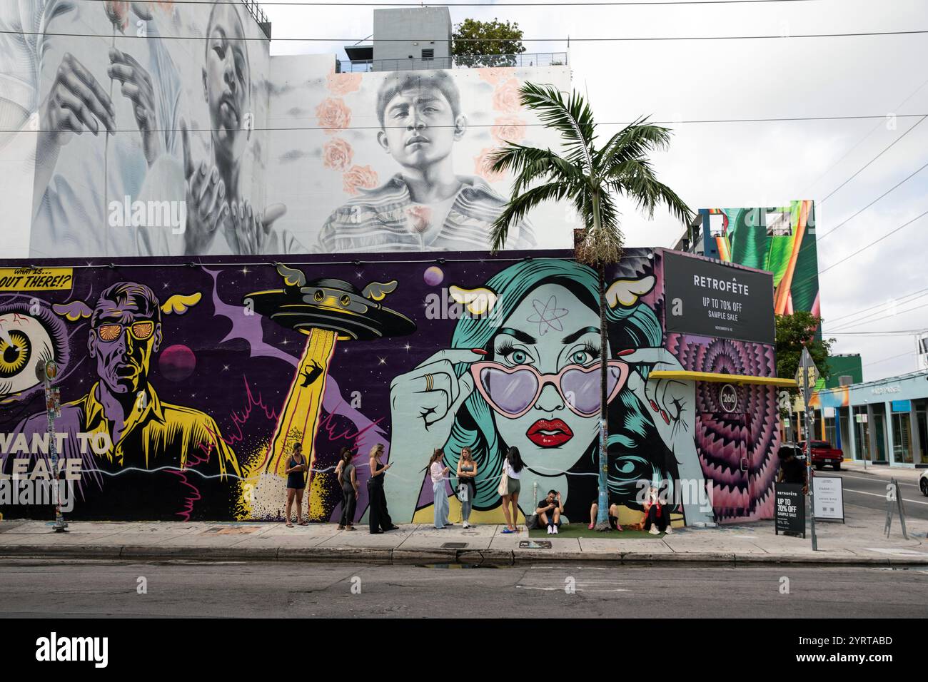 Wynward Walls, Miami, Florida, USA Stock Photo - Alamy