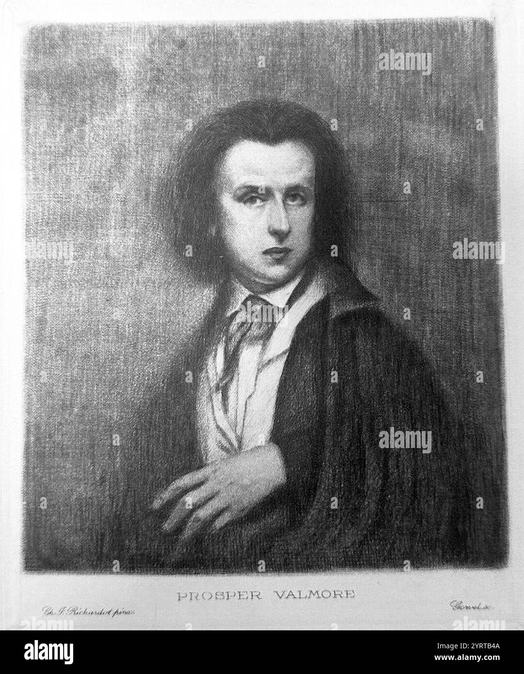 Charles Jean Richardot - Prosper Valmore Stock Photo - Alamy