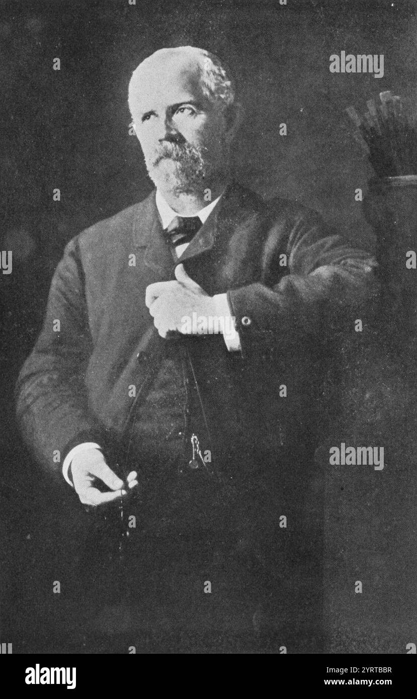 Charles Joseph Carlson - Portrait of Virgil Williams Stock Photo - Alamy