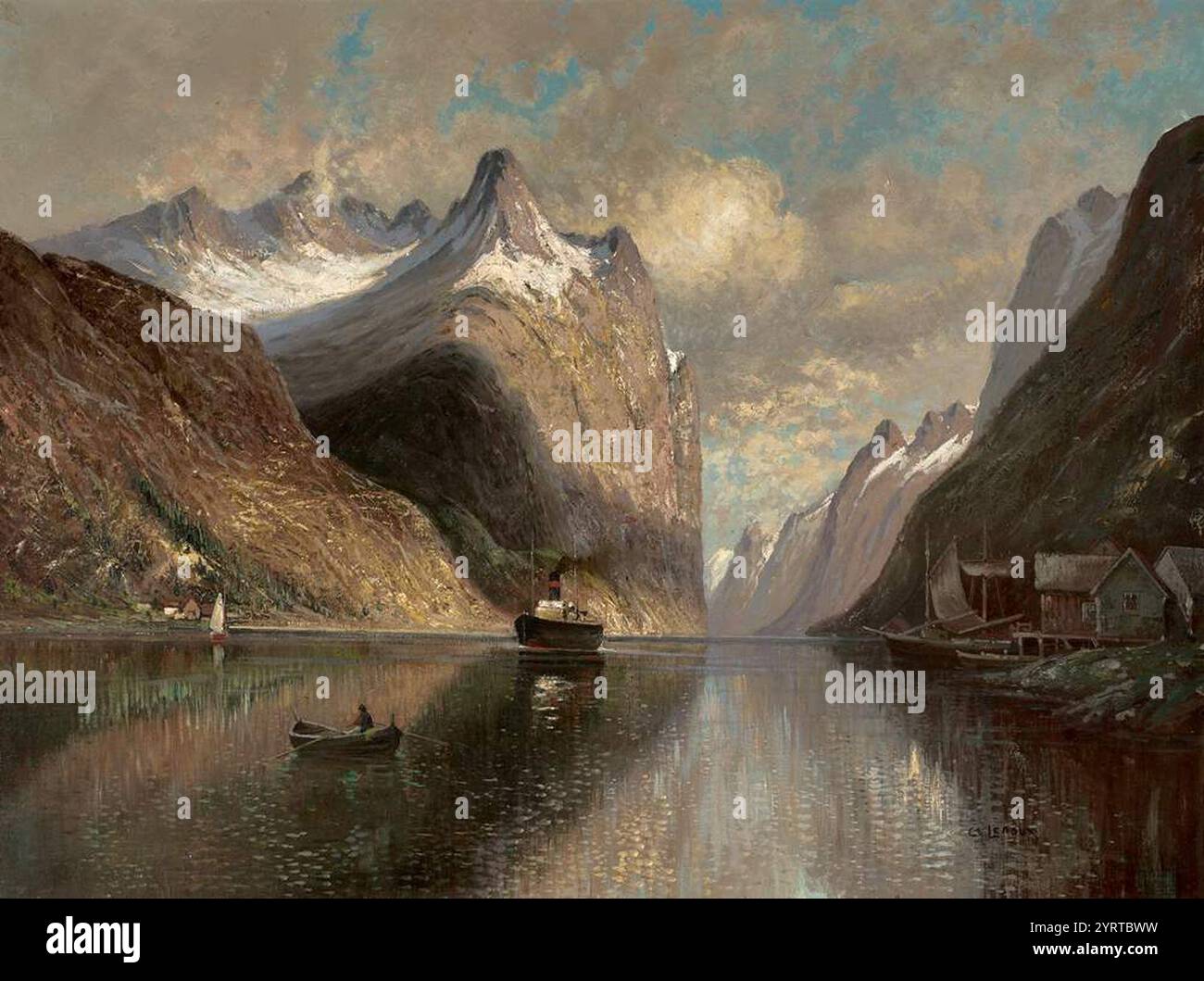 Charles Le Roux Fjord Stock Photo - Alamy