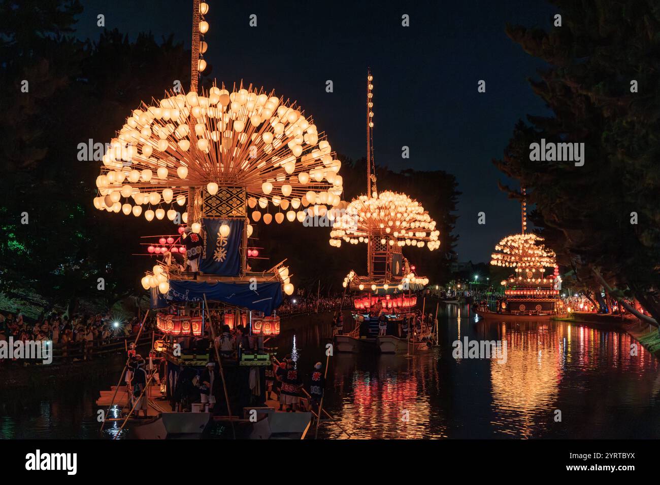 Owari Tsushima Tenno Festival, Tsushima City, Aichi Prefecture Stock ...