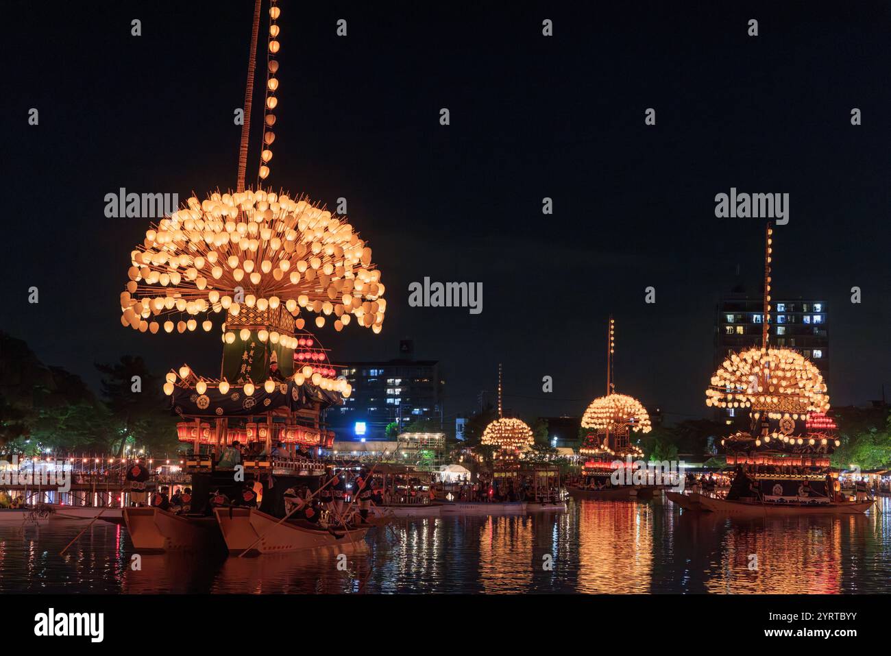 Owari Tsushima Tenno Festival, Tsushima City, Aichi Prefecture Stock ...