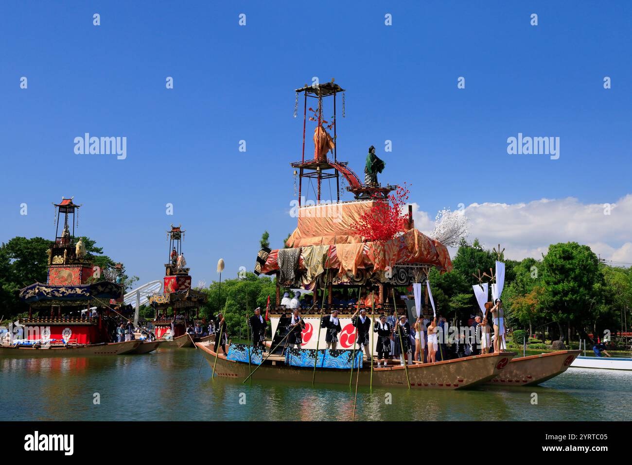 Owari Tsushima Tenno Festival Morning Festival Car Boat Ride Tsushima ...