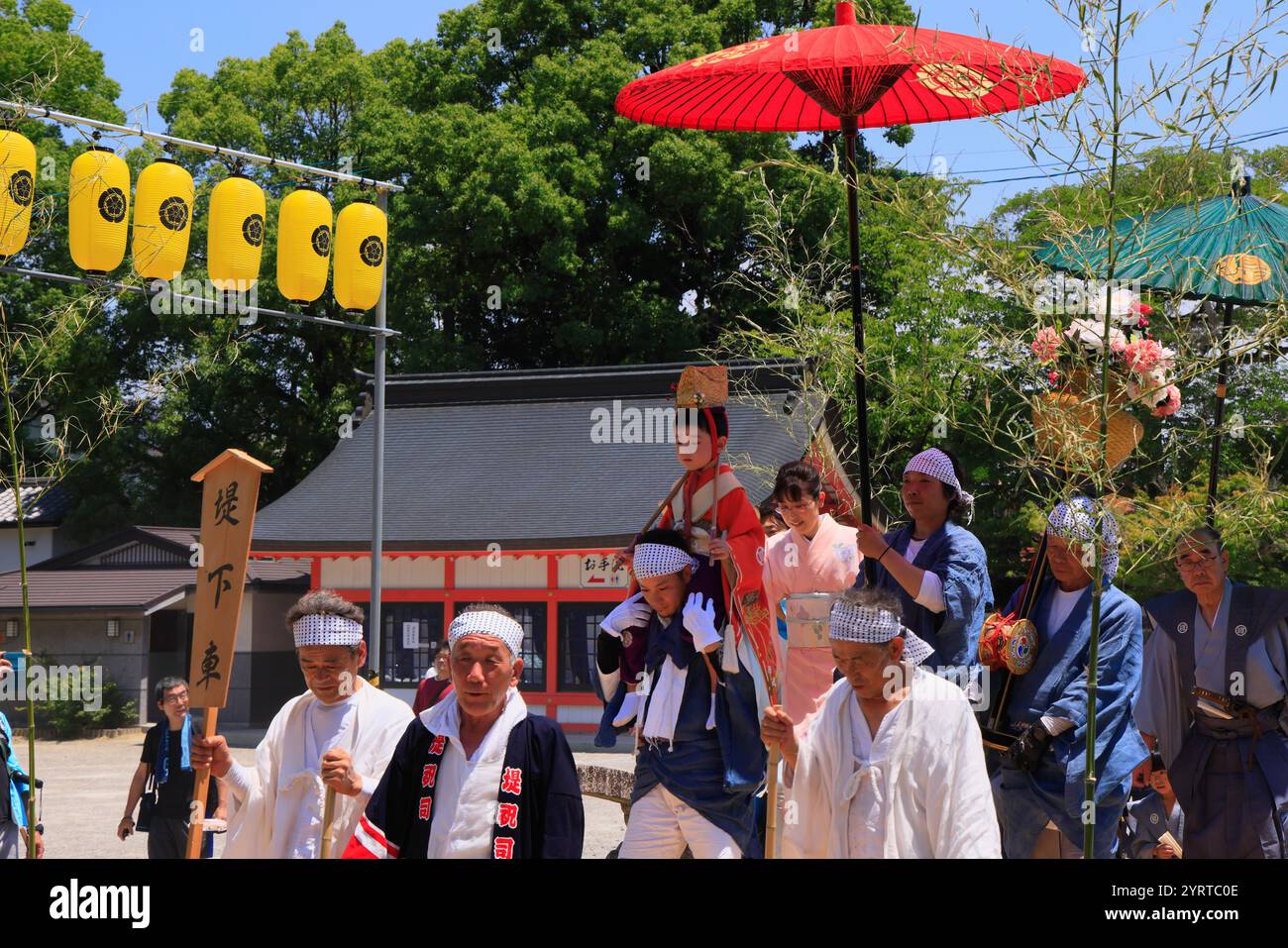 Owari Tsushima Tenno Festival, Morning festival, Tsushima city, Aichi ...