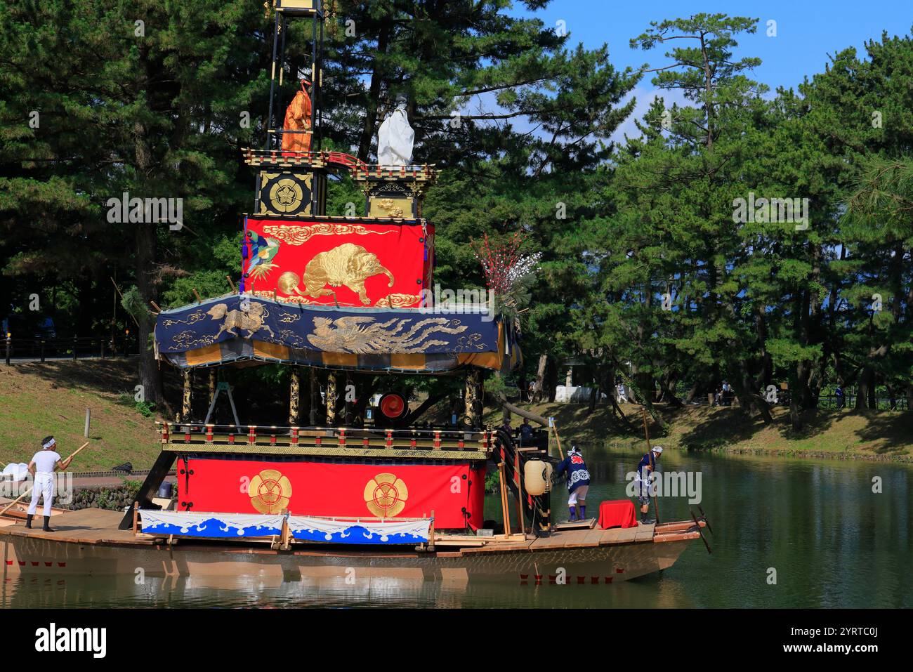 Owari Tsushima Tenno Festival Morning Festival Car Boat Ride Tsushima ...