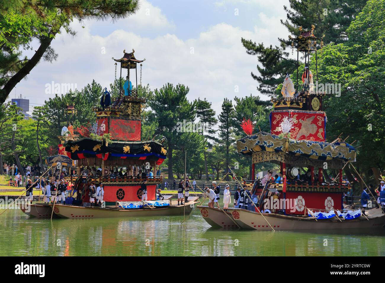 Owari Tsushima Tenno Festival Morning Festival Car Boat Ride Tsushima ...
