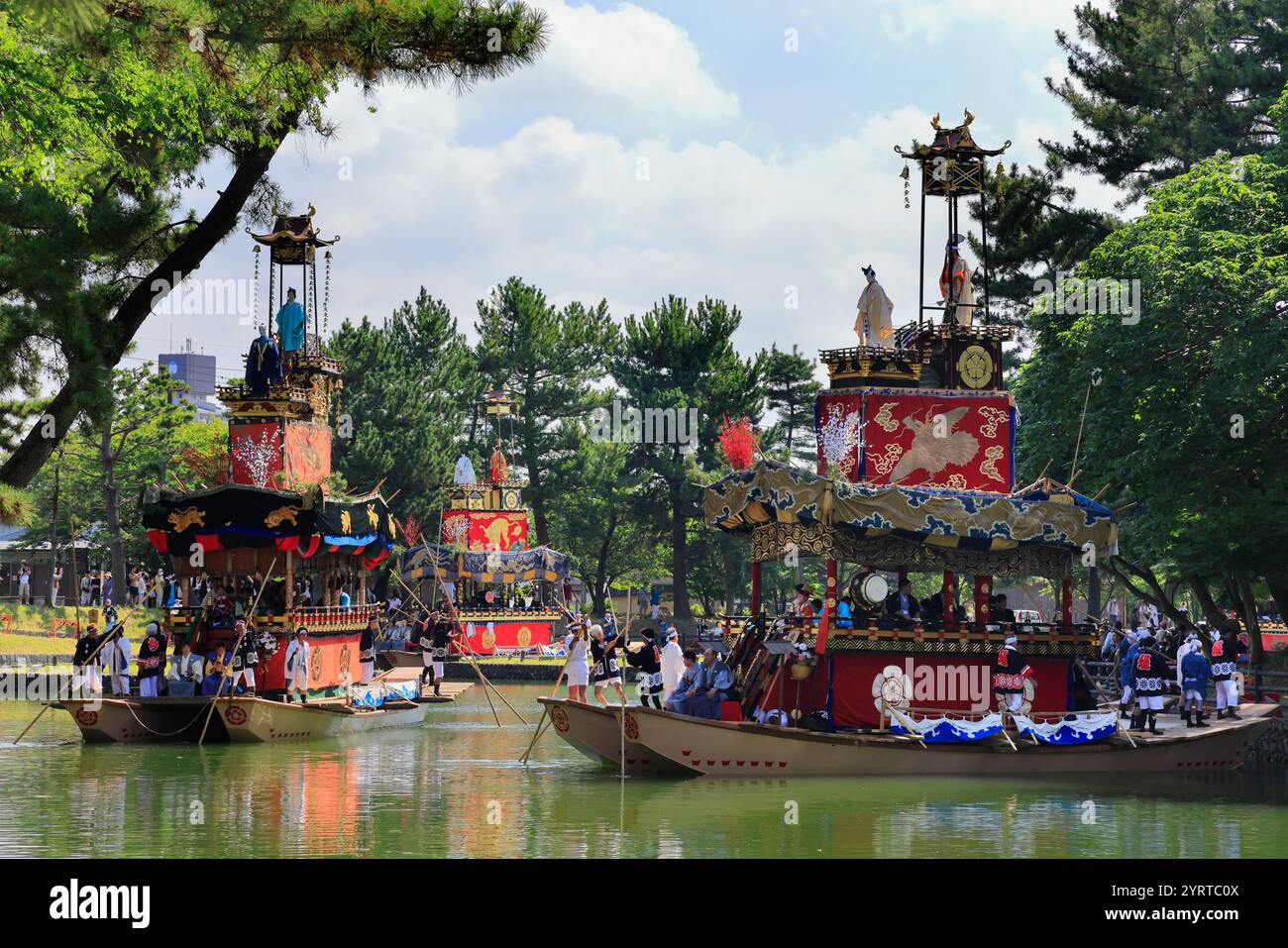 Owari Tsushima Tenno Festival Morning Festival Car Boat Ride Tsushima ...