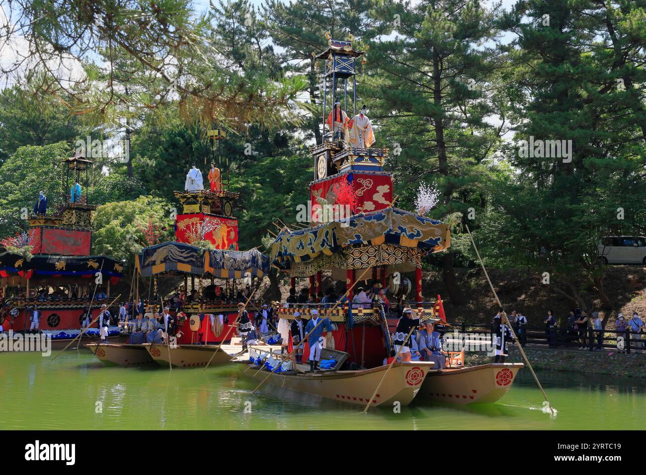 Owari Tsushima Tenno Festival Morning Festival Car Boat Ride Tsushima ...