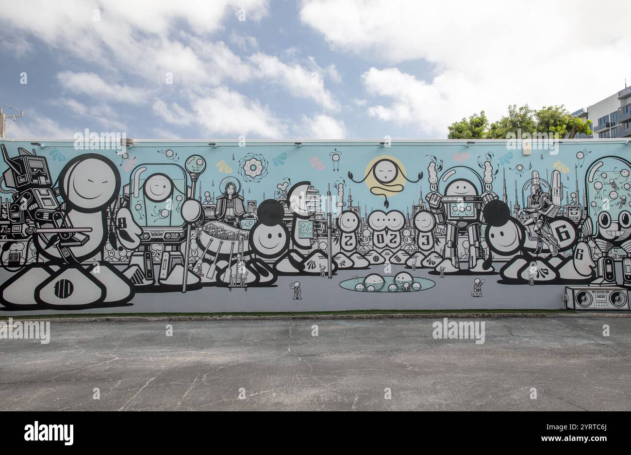 Wynward Walls, Miami, Florida, USA Stock Photo - Alamy
