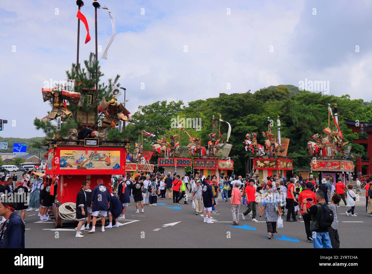 Tsuruga Festival, Tsuruga City, Fukui Stock Photo - Alamy