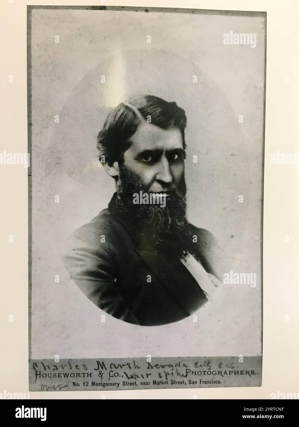 Charles Marsh, courtesy of the Nevada County, California Historical ...