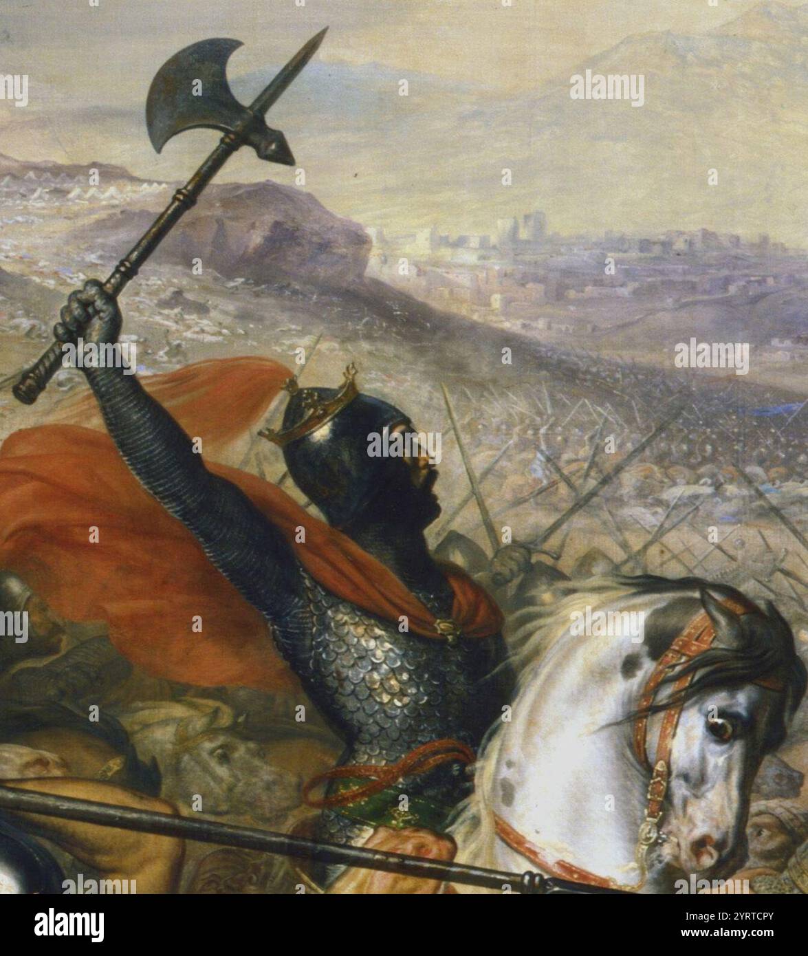 Charles Martel in Bataille de Poitiers Stock Photo - Alamy