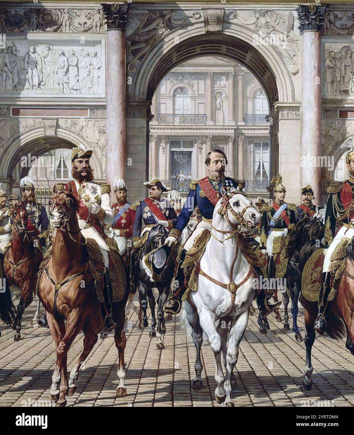 Charles Porion - The kings of Europe in Paris for the opening of the ...