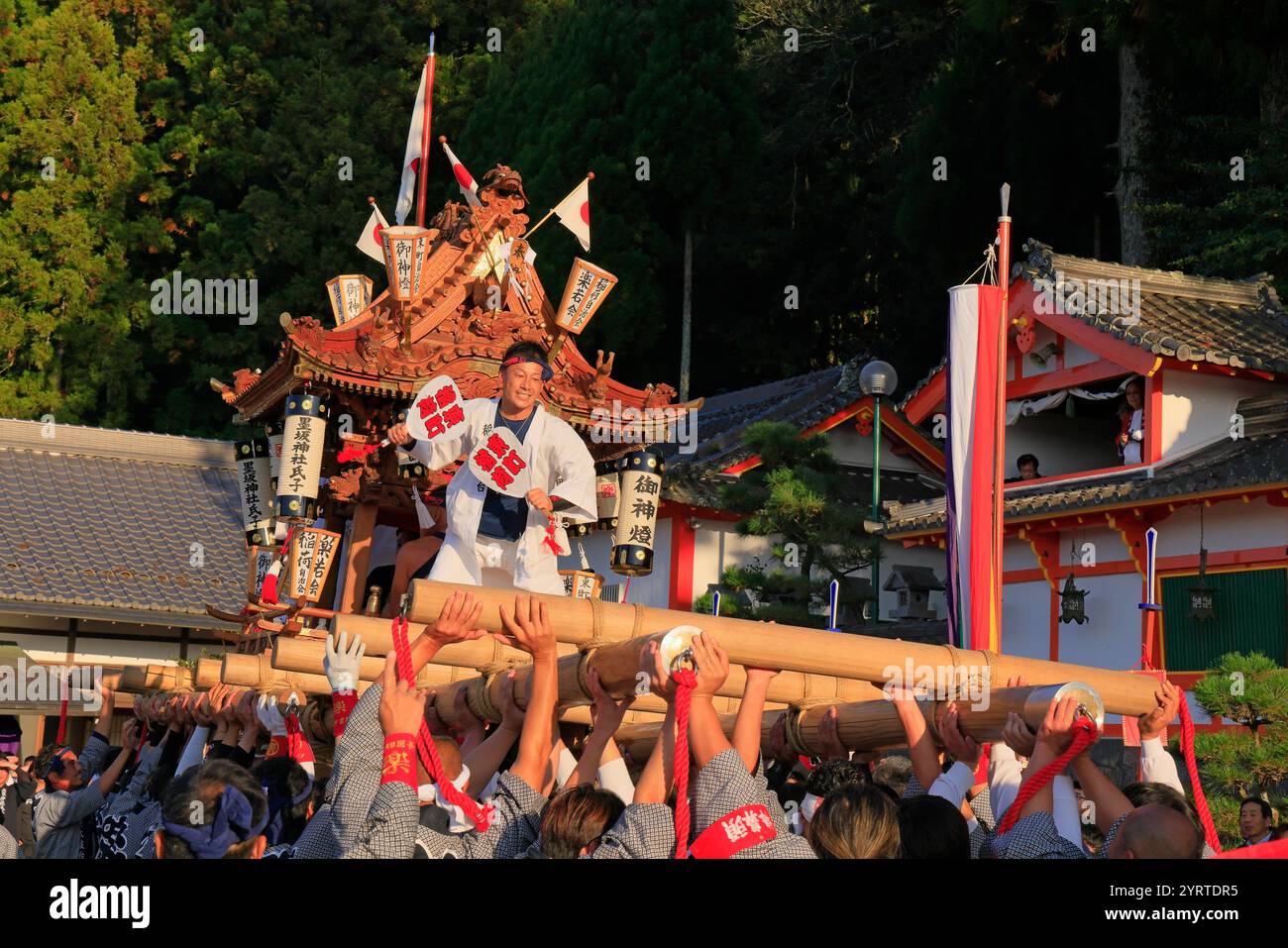 Autumn Grand Festival at Sumisaka Shrine, Uda City, Nara Prefecture ...