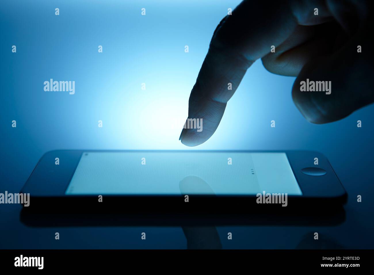 Hands operating smartphone hi-res stock photography and images - Alamy