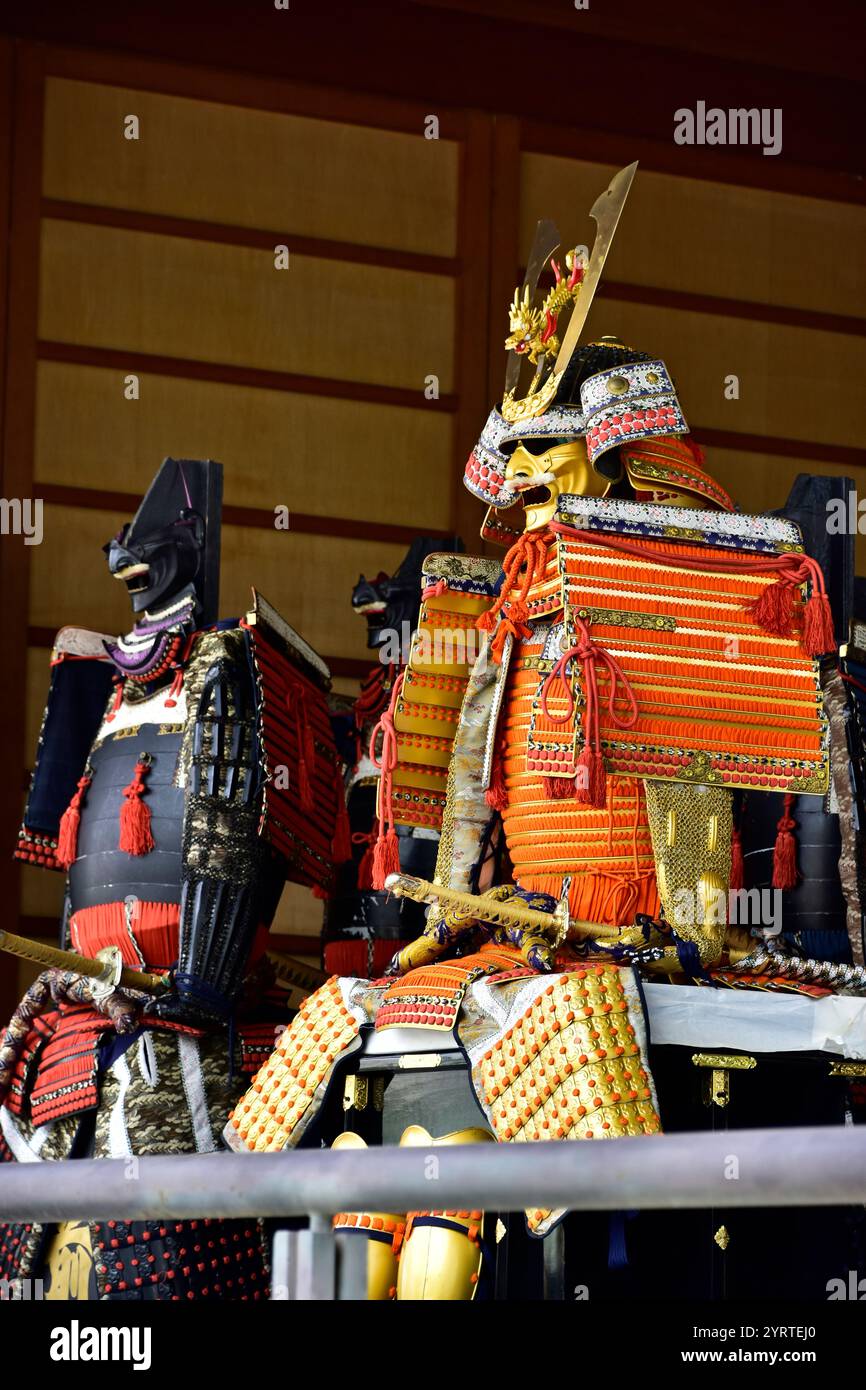 Armor and helmet, Kabuto Stock Photo - Alamy