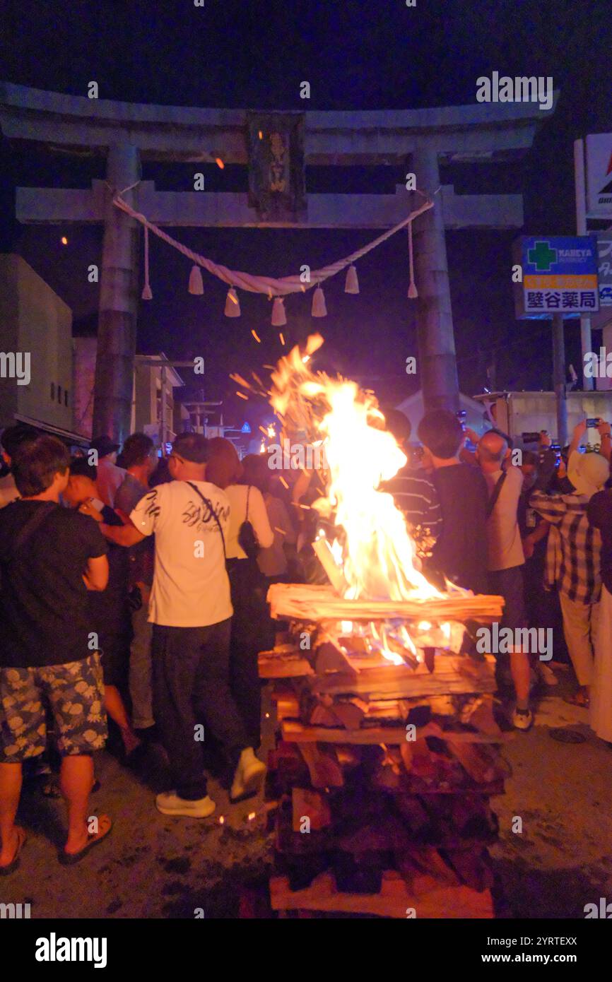 Fire festival fuji hi-res stock photography and images - Alamy